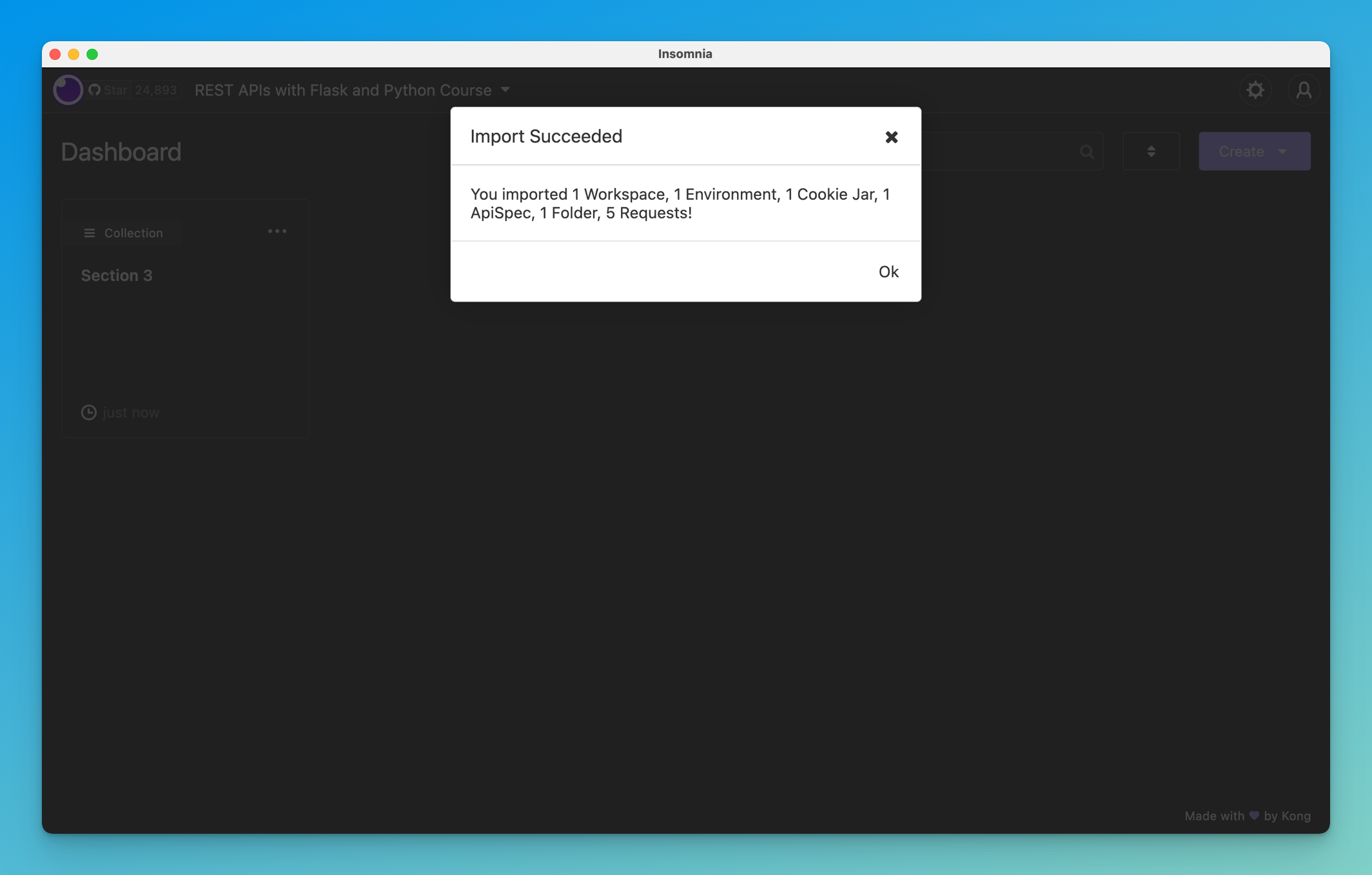 Insomnia Files For This Course REST APIs With Flask And Python